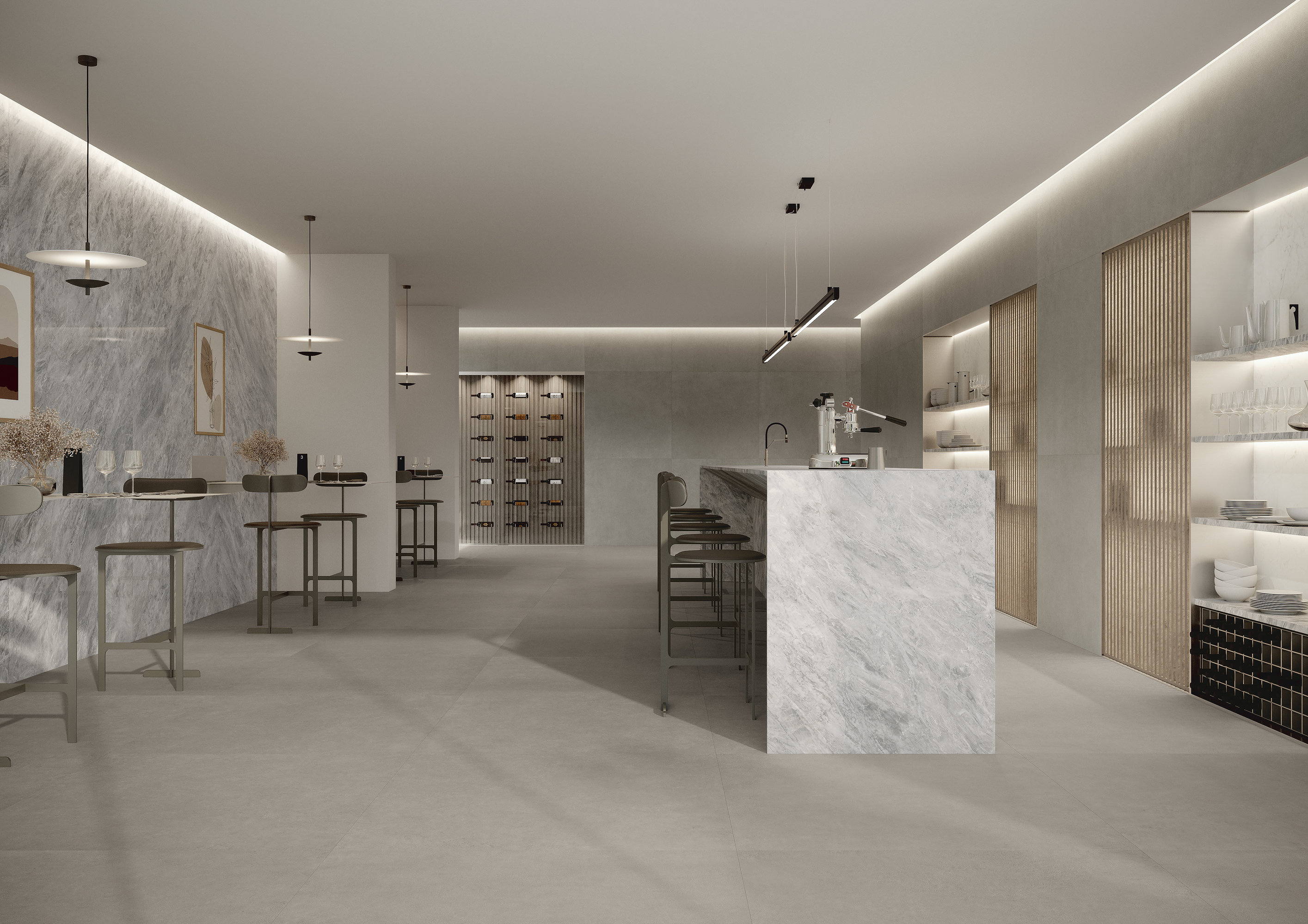 DARK GREY: Classy porcelain stoneware for unique spaces | Fiandre