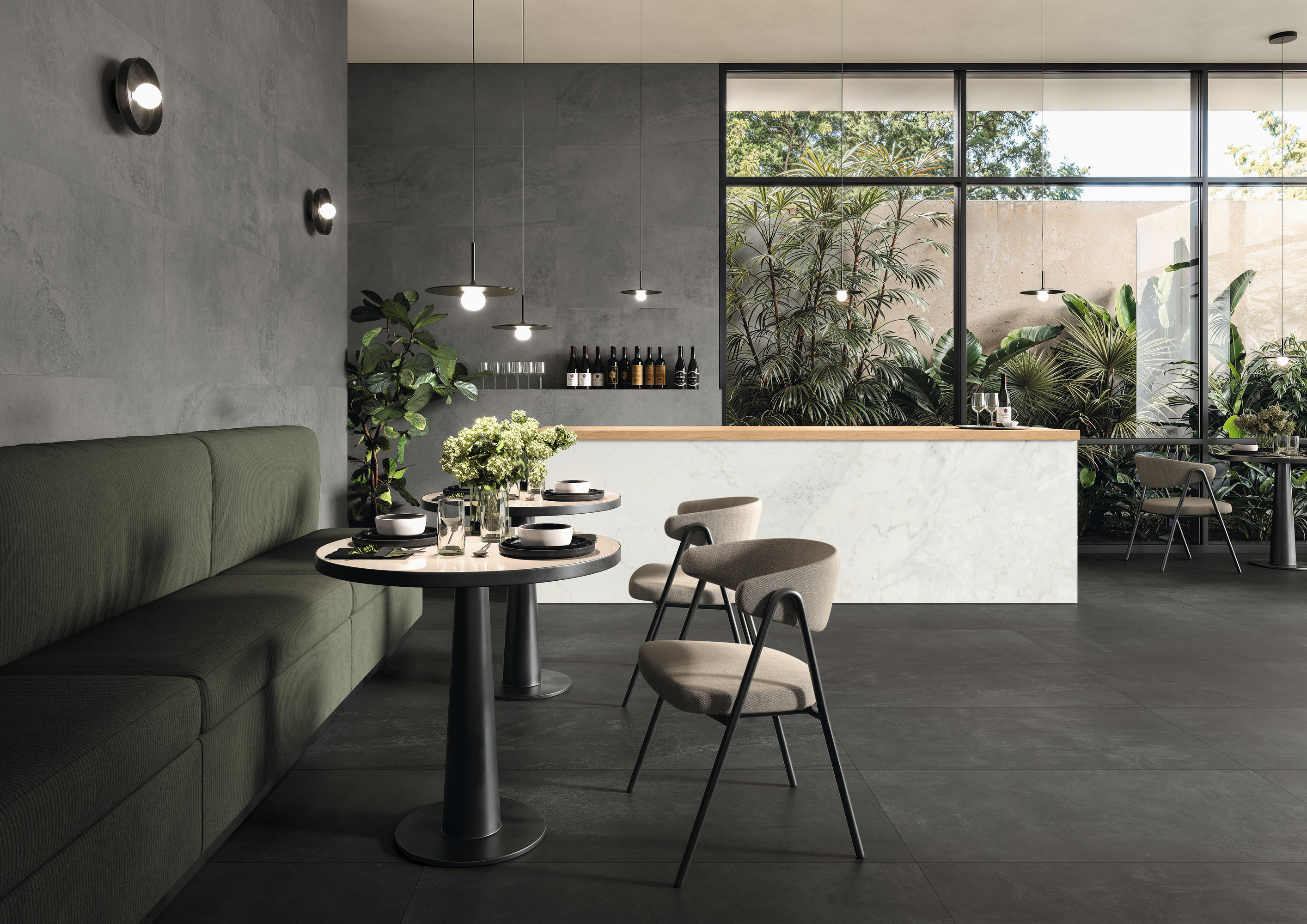SHARP CORE: Classy porcelain stoneware for unique spaces | Fiandre