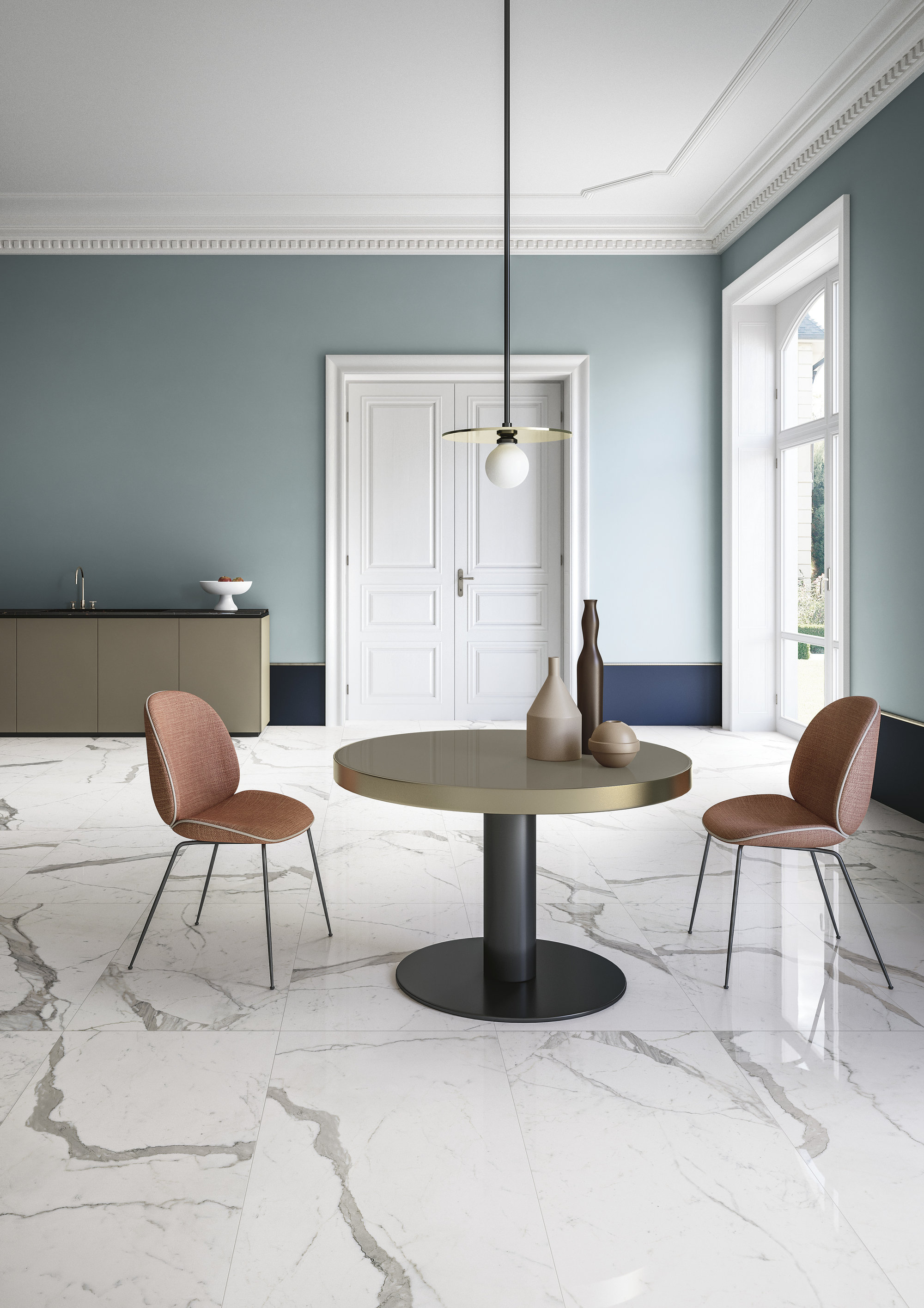 CALACATTA STATUARIO: Classy porcelain stoneware for unique spaces | Fiandre
