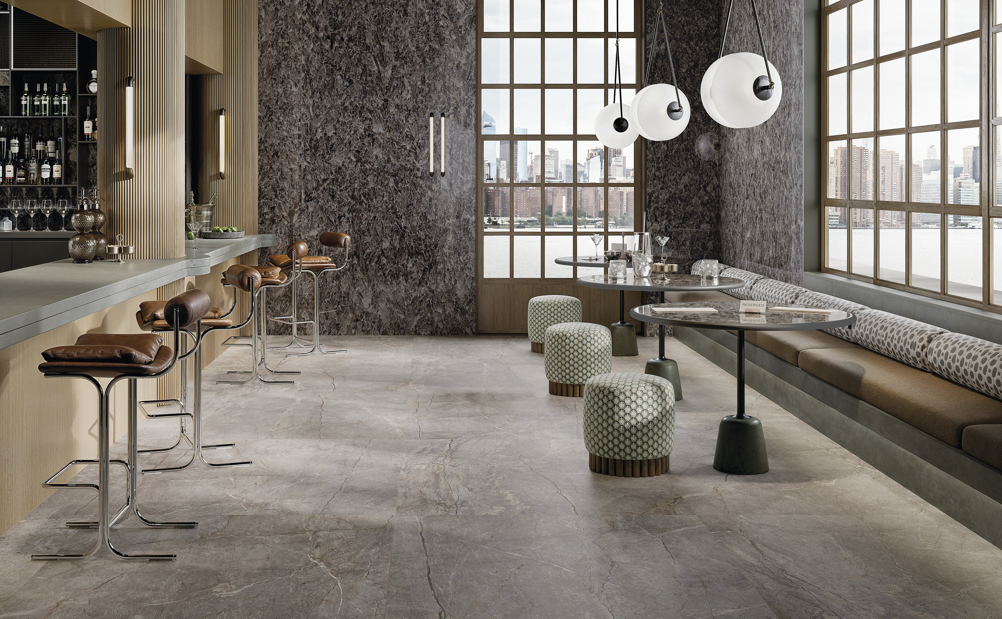 SILVER ROOT: Classy porcelain stoneware for unique spaces | Fiandre
